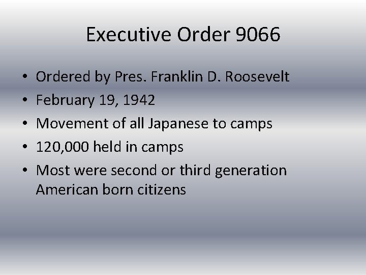 Japanese Internment Camps By Justin Michael Logan Wood