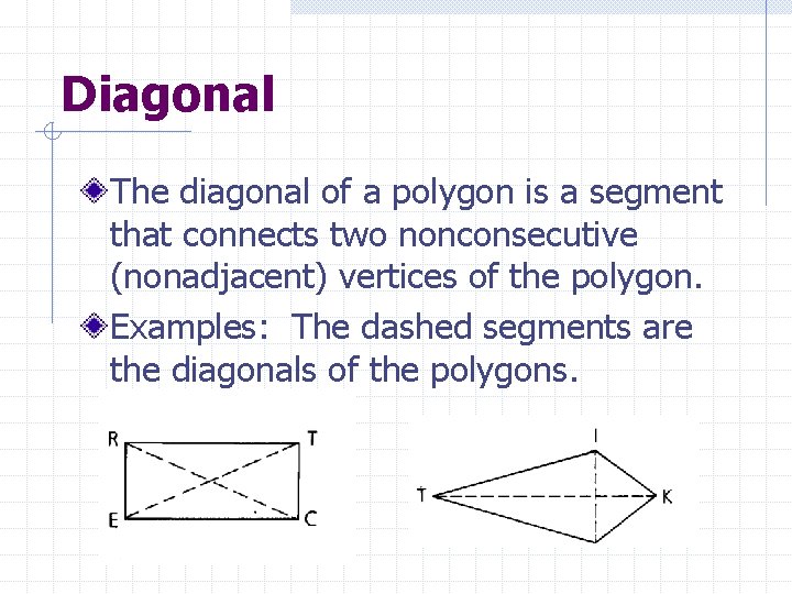 Geometry Vocabulary 5 4 Polygon Examples Nonexamples These