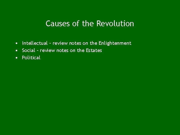 The French Revolution Background Peasant Grievances 1 2