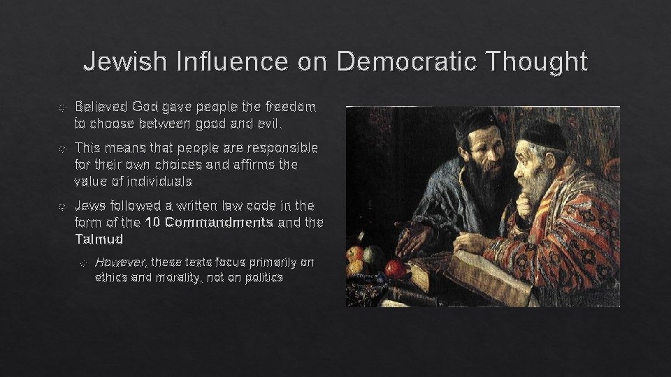 The Abrahamic Traditions and Democracy Unit II Rise