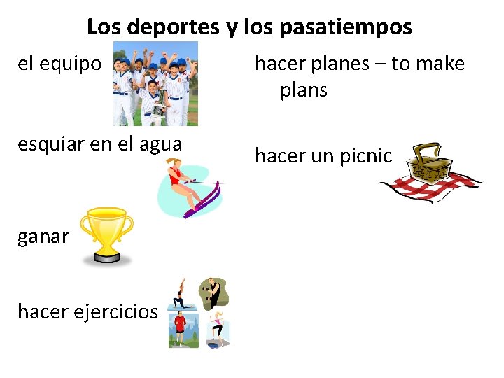 Los deportes y los pasatiempos andarmontar en bicicleta