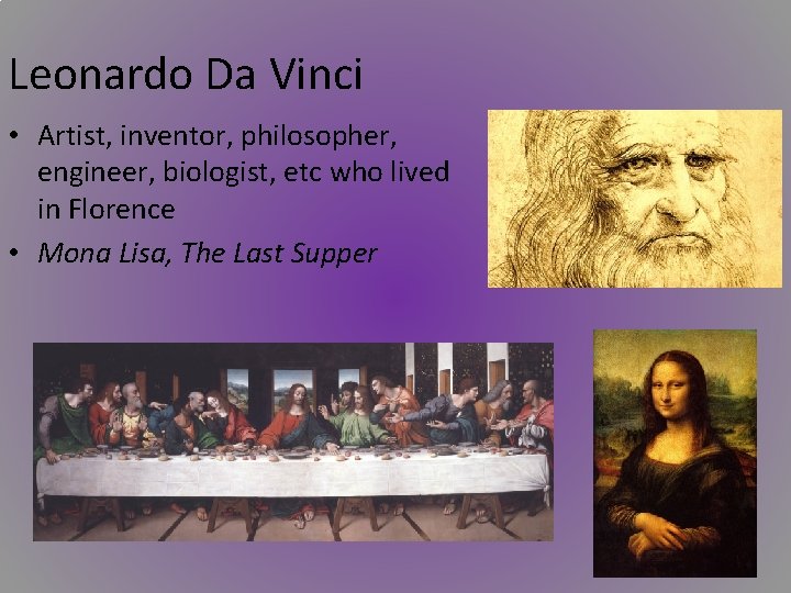 Notables of the Renaissance Global History and Geography