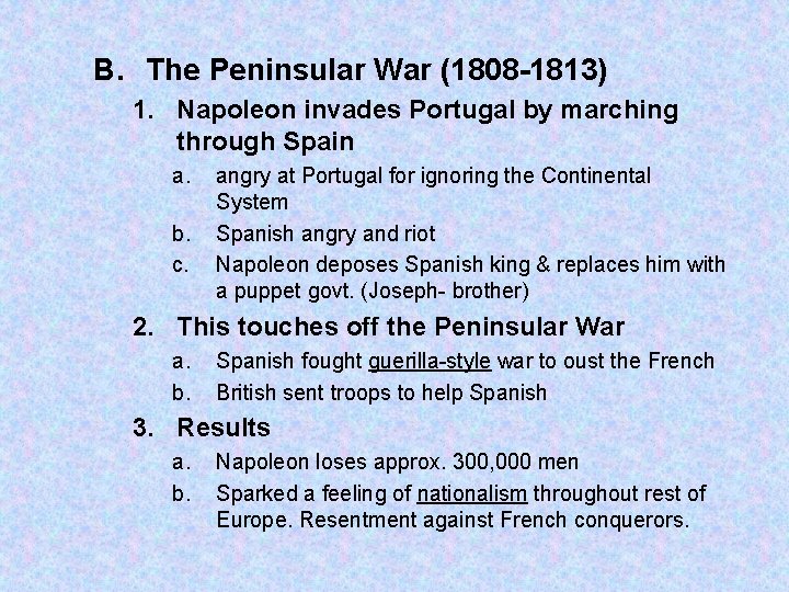 French Revolution Napoleons Empire Collapses Objectives 1 Explain