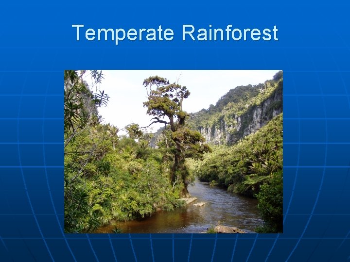 BIOMES of the World Aquatic Biomes 30 N