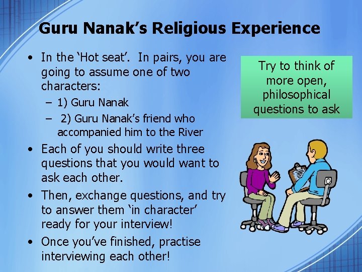 The Gurus of Sikhism Guru Nanak Lesson objectives