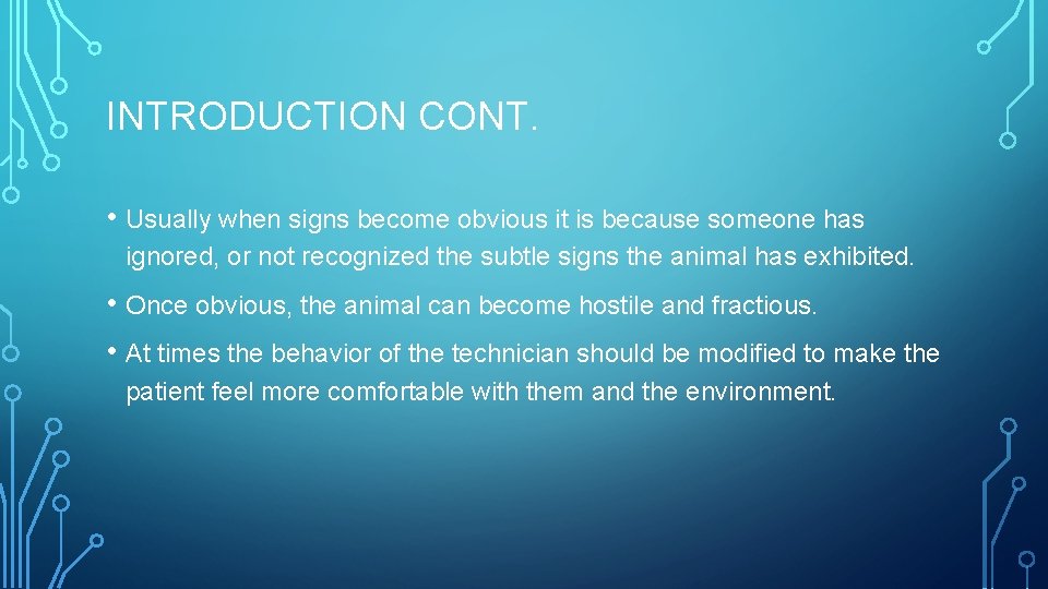 CHAPTER 4 LESSON 2 READING ANIMAL BEHAVIOR INTRODUCTION