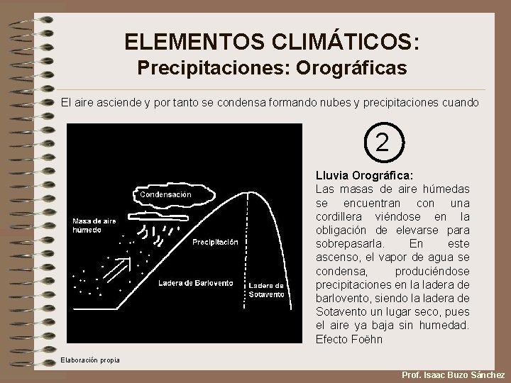 TIEMPO Y CLIMA FACTORES Y ELEMENTOS Isaac Buzo