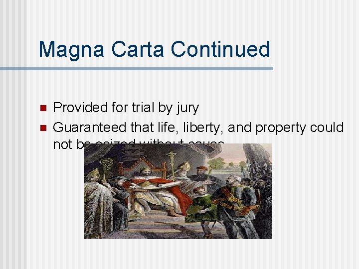 Beginnings of American Government What came first American