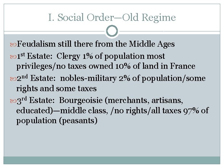 French Revolution The French Revolution and Napoleon Background