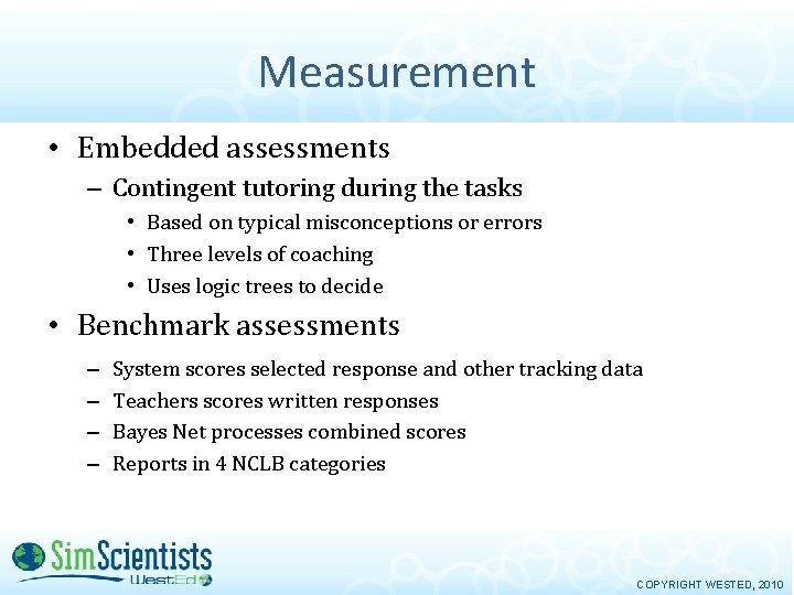 Sim Scientists Simulationbased assessments New Measurement Paradigms Show