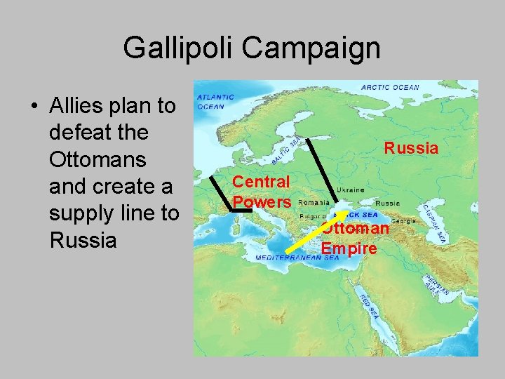 World War I A Global Conflict Gallipoli Campaign