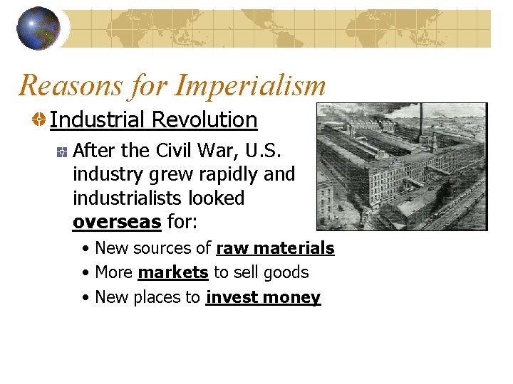 Era The U S Becomes a World Power