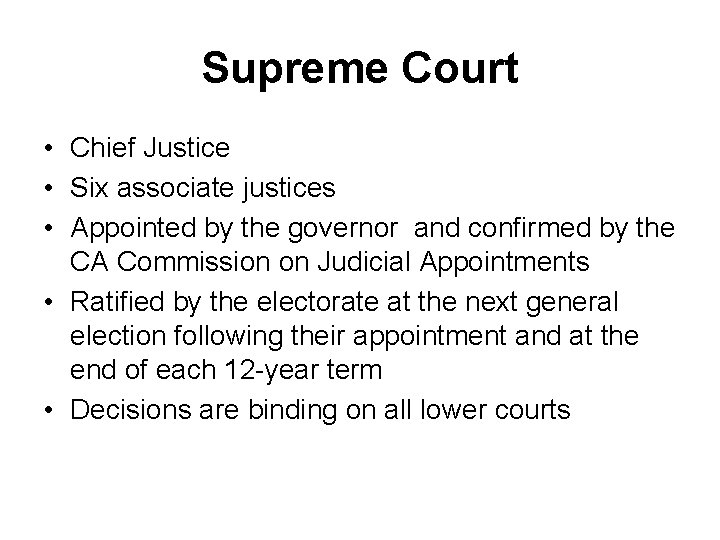 Californias Judicial Branch Overview Largest in the US