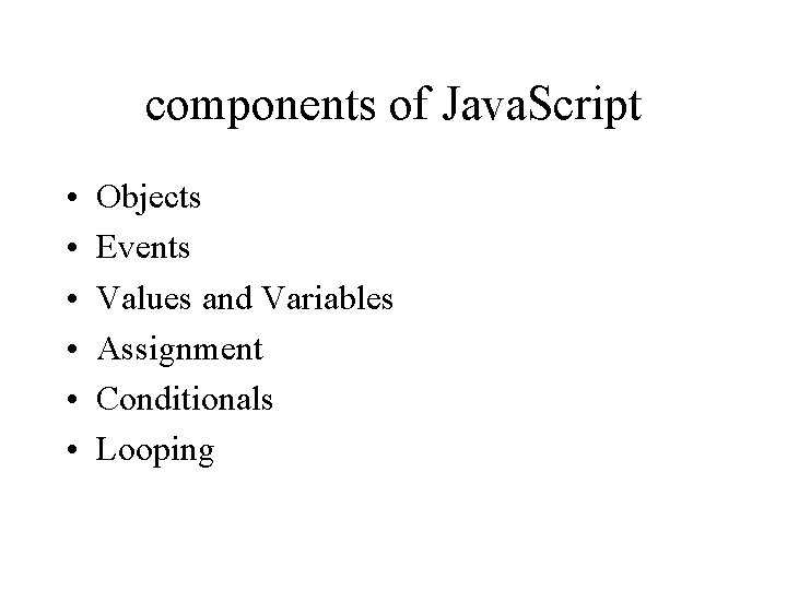 Programming Class 6 LBSC 690 Information Technology Agenda