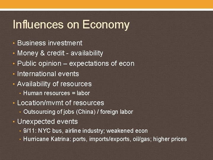 UNIT 7 ECONOMICS The Business Cycle Business Cycle