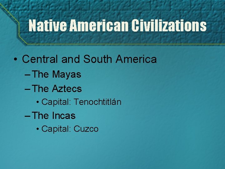 Native American Civilizations North America Pueblos Plains Indians