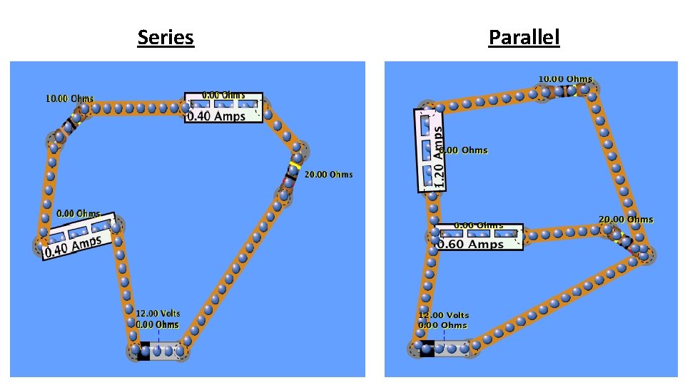 Series Vs Parallel Circuits Both With A 12