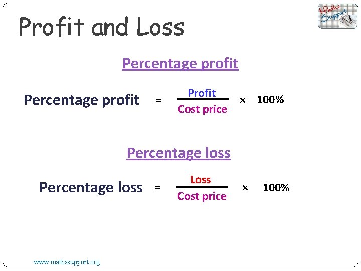 December 2021 Profit and Loss LO To calculate