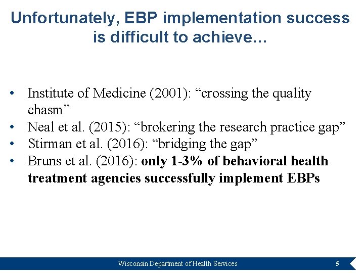 Getting Ready for EvidenceBased Practice Exploration Matters Scott