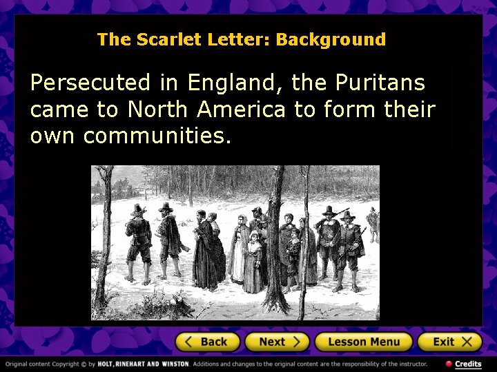 The Scarlet Letter Nathaniel Hawthorne Menu Introduction Background
