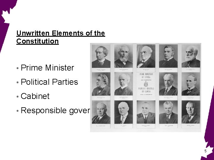 Canadas Parliamentary and Electoral Systems In the Beginning