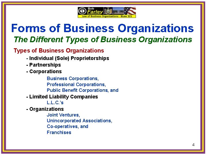 Slide Set 05 A Introduction to Business Organizations