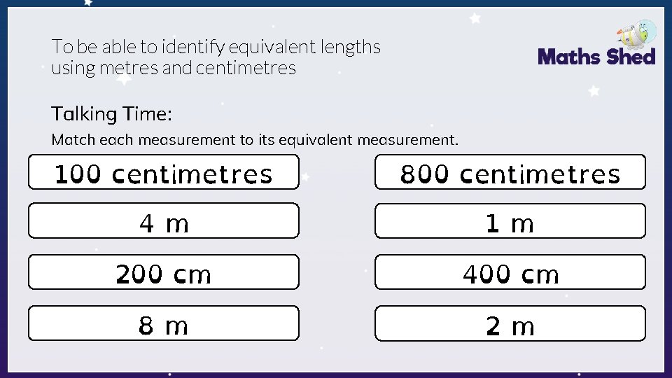 Length and Perimeter Lesson 2 To be able