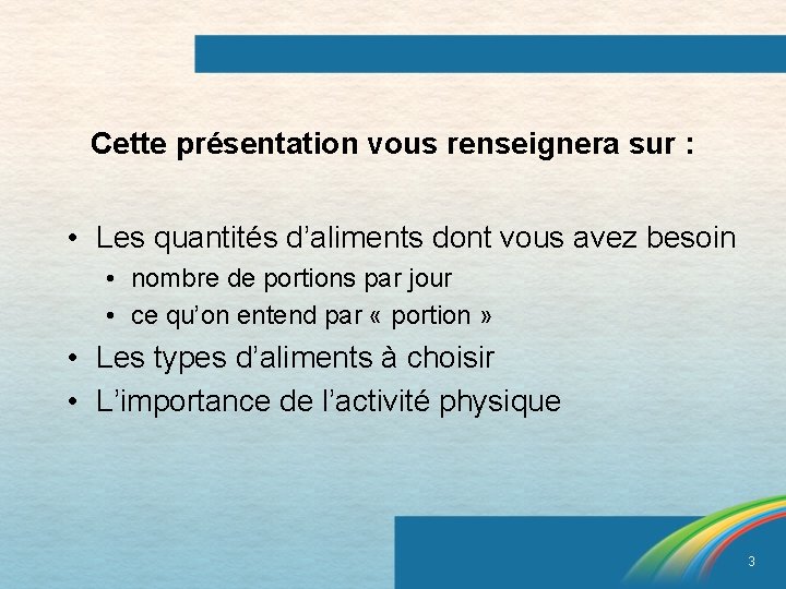 Bien manger avec le Guide alimentaire canadien Le