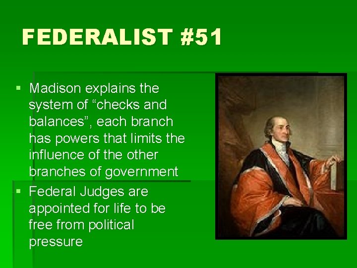 The Federalist Papers The Debate Begins The Arguments