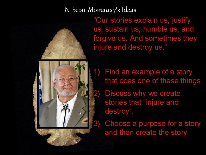 Native American Oral Tradition N Scott Momaday Biography
