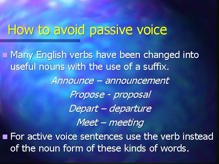 Active vs Passive Voice Developed by Jeniffer Viscarra