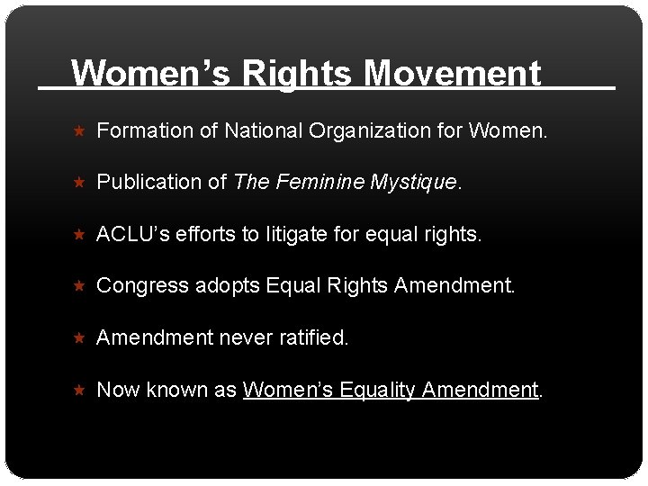 Civil Rights Chapter 5 Slavery Before the Civil