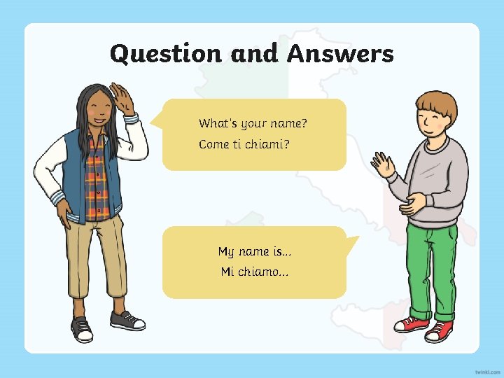 The Alphabet The Italian alphabet has 21 letters