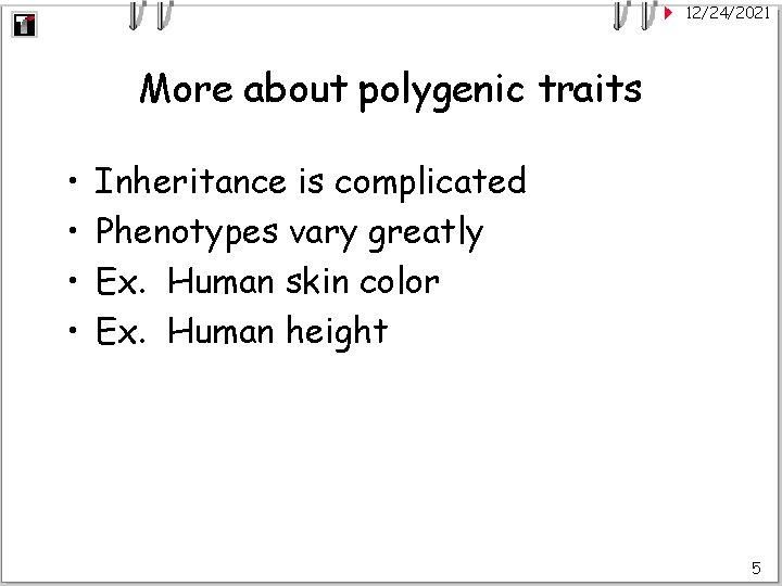 12242021 Title Biology 22007 Objectives To assess learning