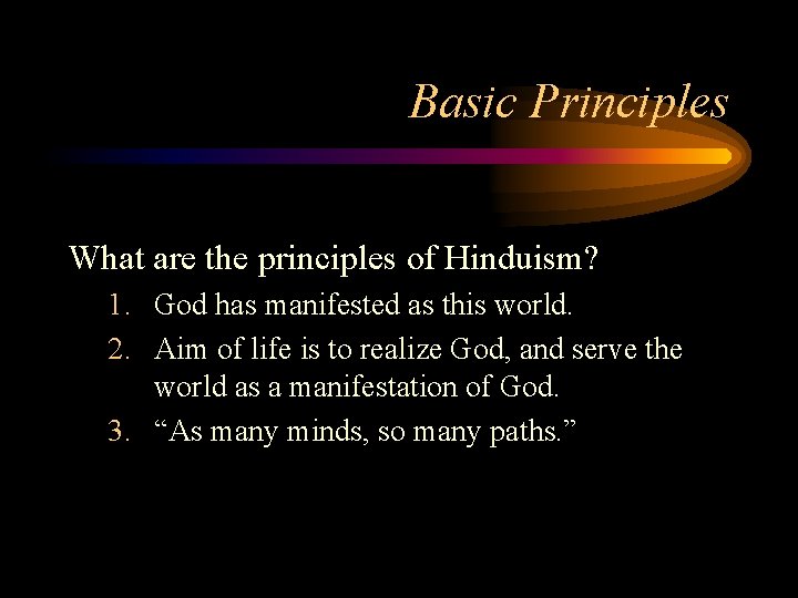 Hinduism A brief overview Name Hinduism Religion of