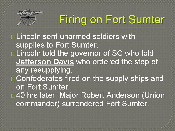 Fort Sumter War Chapter 14 Part 5 But