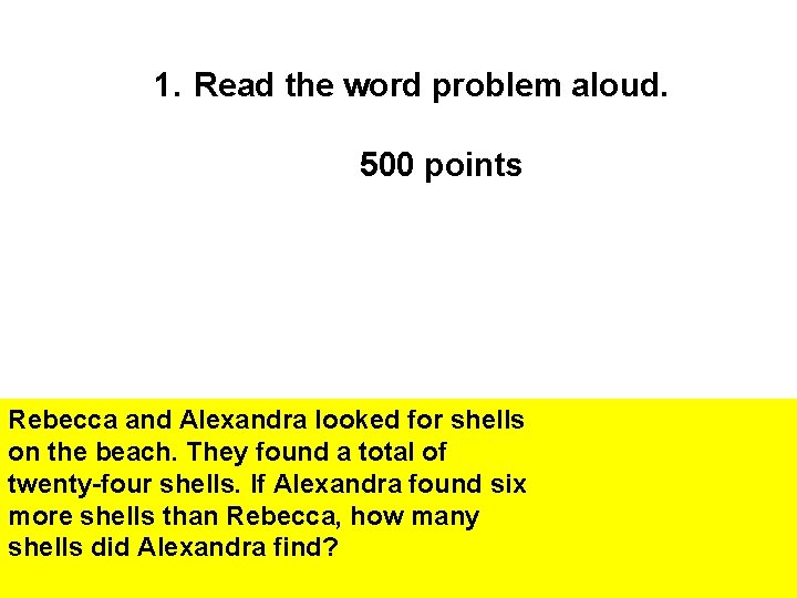 Full Brain Activity Math Standards Number Sense 2