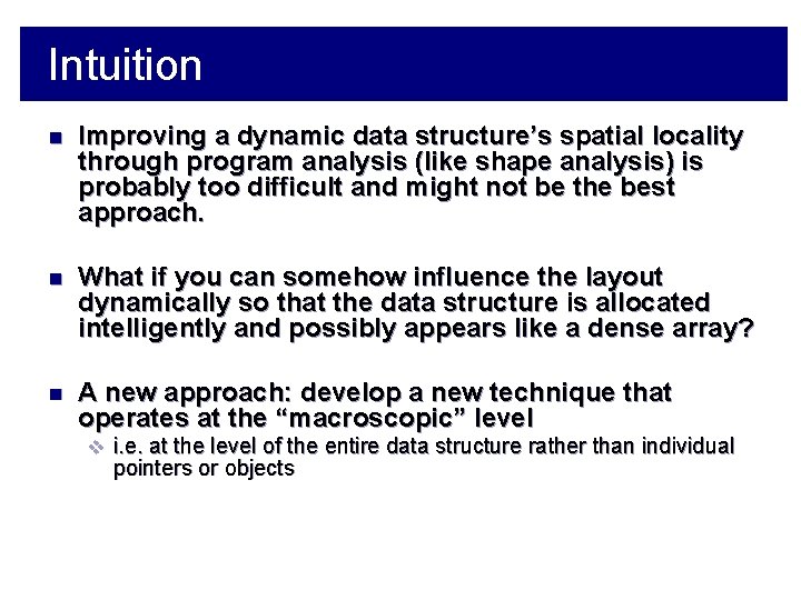 Automatic Pool Allocation Improving Performance By Controlling Data
