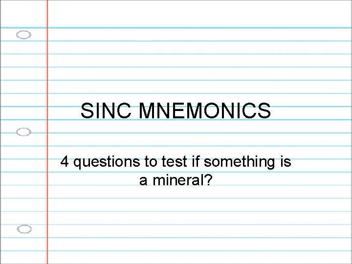 Lets review more about minerals and crystals Bell