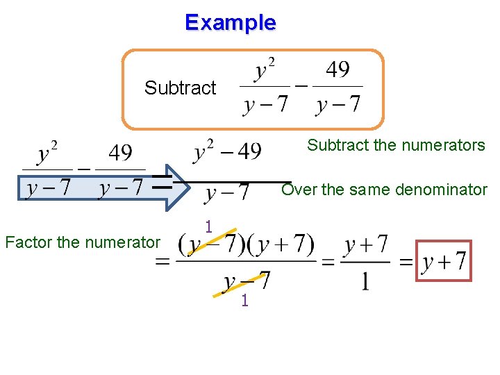 Section 6 3 Addition Subtraction and Least Common