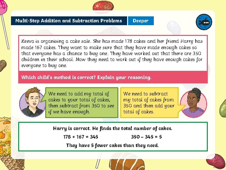 Aim Solve addition and subtraction multistep problems in