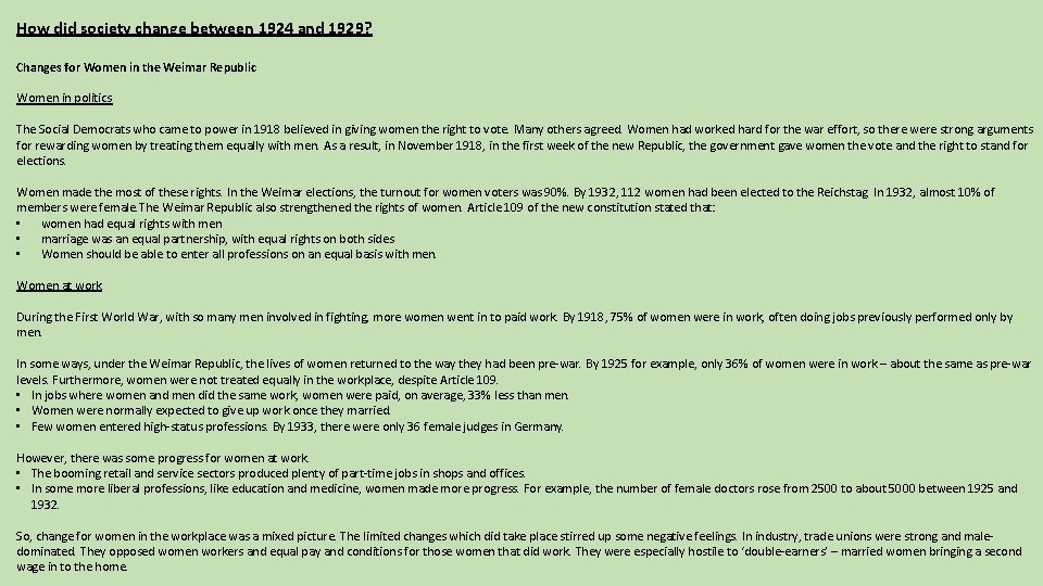 Mr Best Year 10 Lesson Five Part 1
