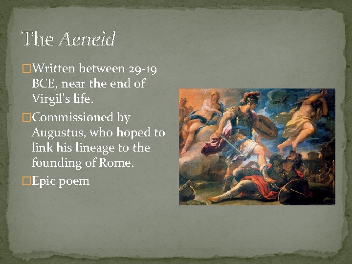 Publius Vergilius Maro Virgil Virgils young life Born