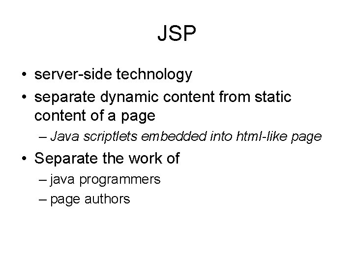 Introduction Servlets and JSP Celsina Bignoli bignolicsmccd net