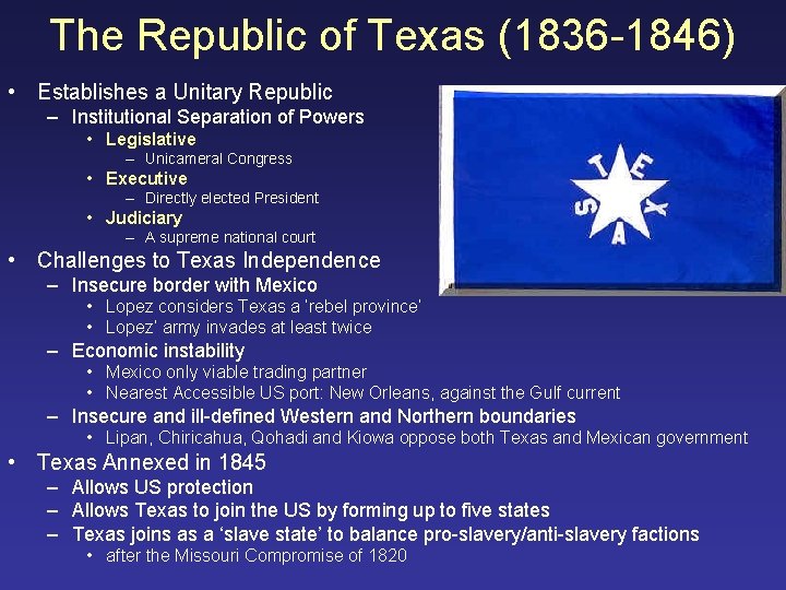 The Seven Constitutions of Texas A Brief Tour