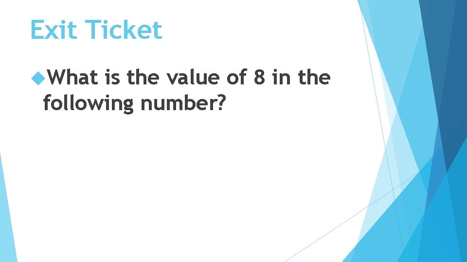 Place Value in Whole Numbers Lesson 1 1