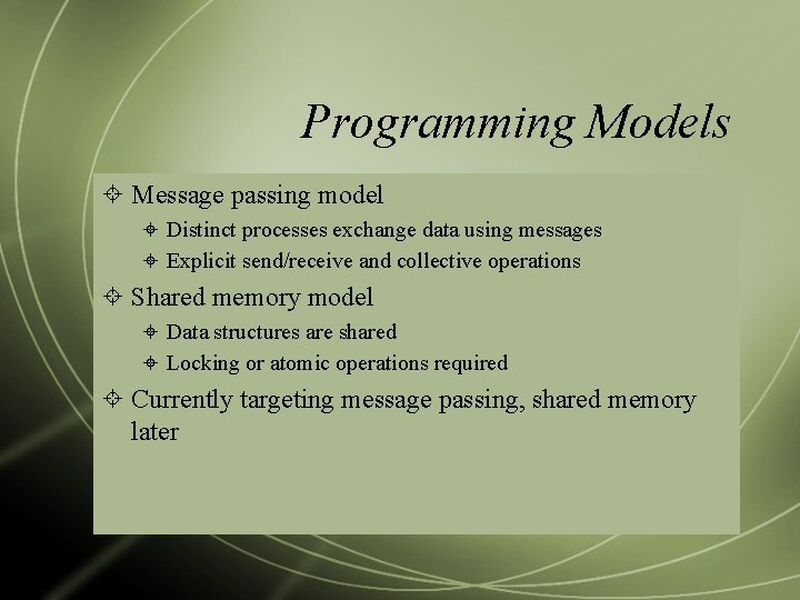 Parallel Tools Platform Parallel Debugger Greg Watson Project