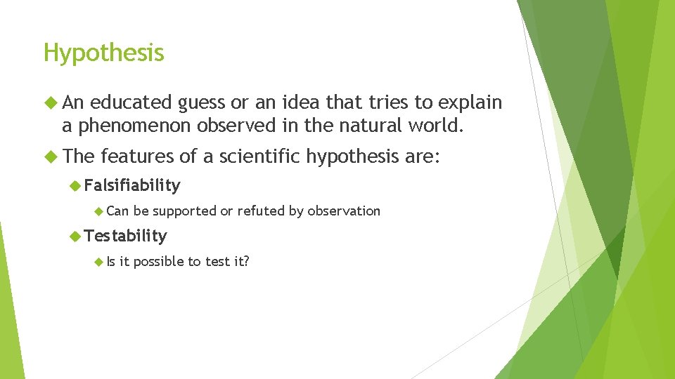 Scientific Method Vocabulary Control A control variable is