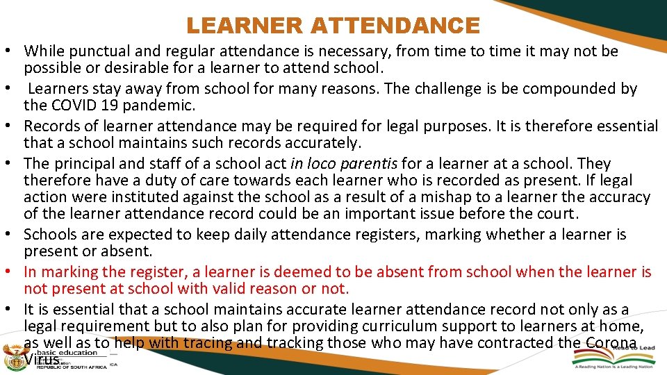 BACKGROUND IMPROVED ACCESS TO EDUCATION Implementation of Policy