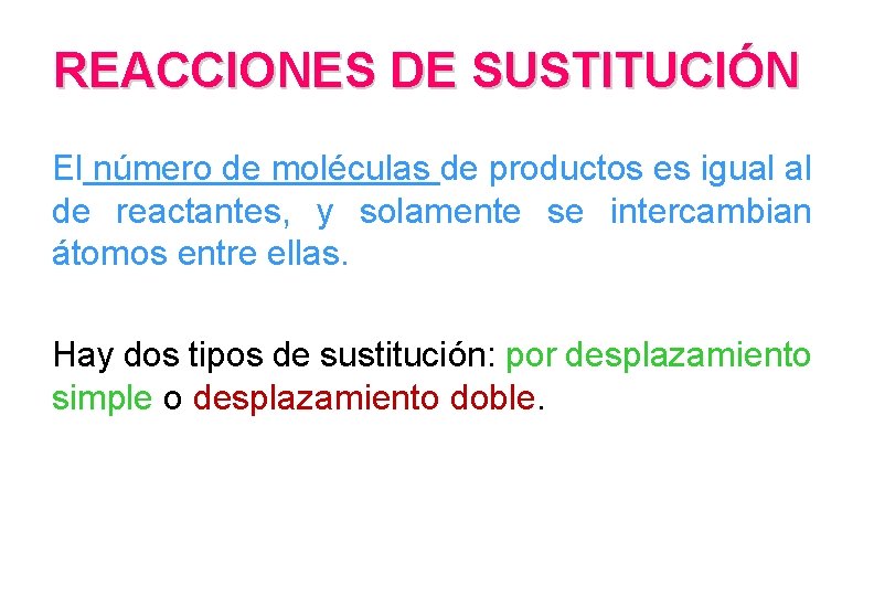 OBJETIVO Identificar las reacciones qumicas como un proceso